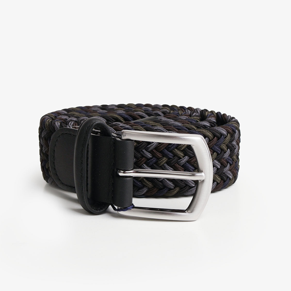 Anderson's Classic Multi Colour Elastic Woven Belt - Black – Urban Industry