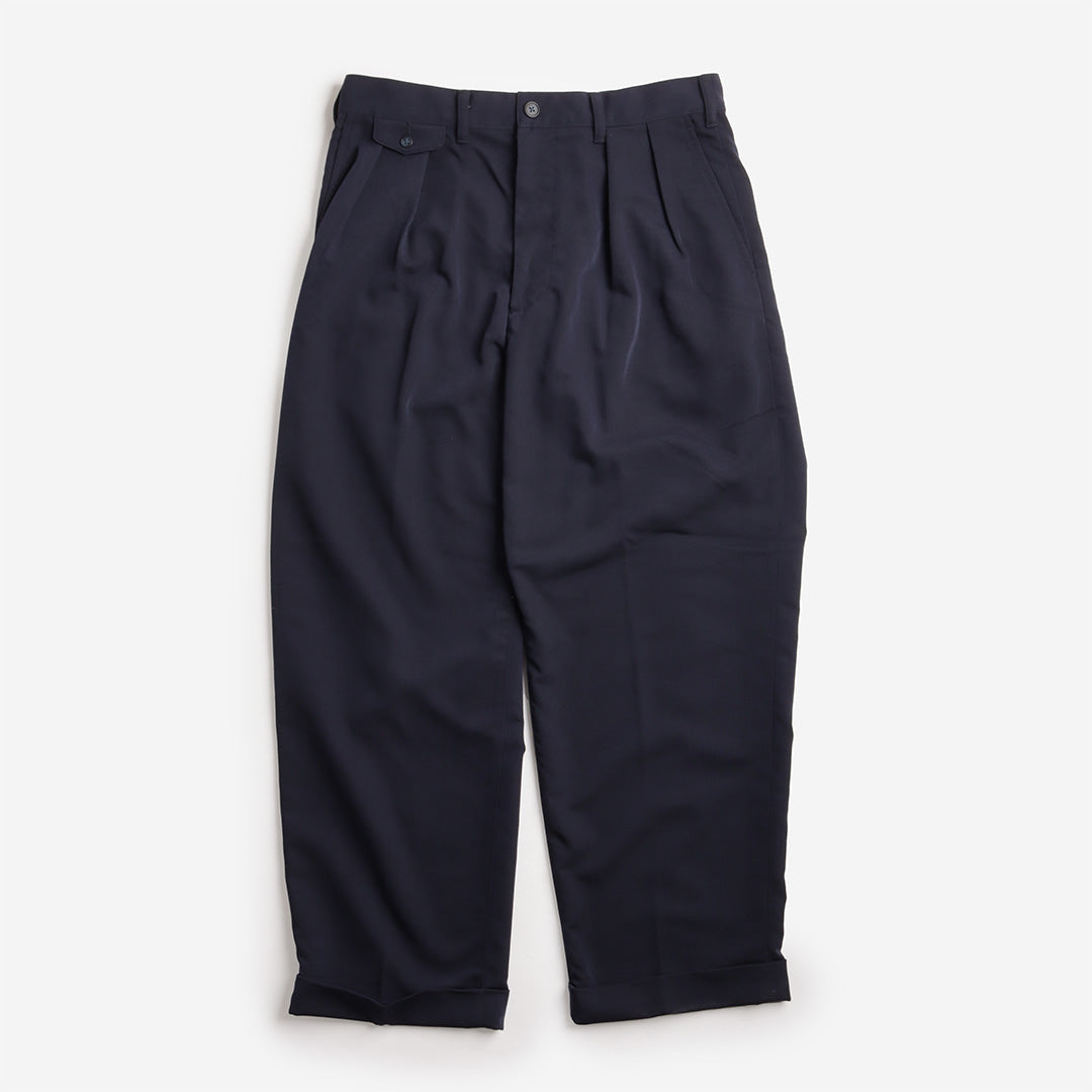 Beams Plus 2 Pleats PE Twill Pant - Navy – Urban Industry