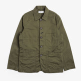 Universal Works Bakers Jacket - Light Olive – Urban Industry