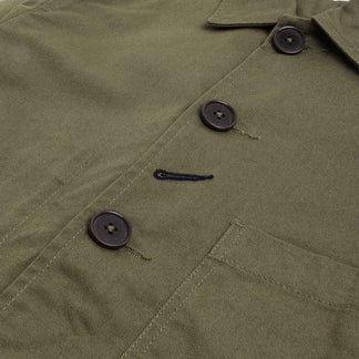 Universal Works Bakers Jacket - Light Olive – Urban Industry