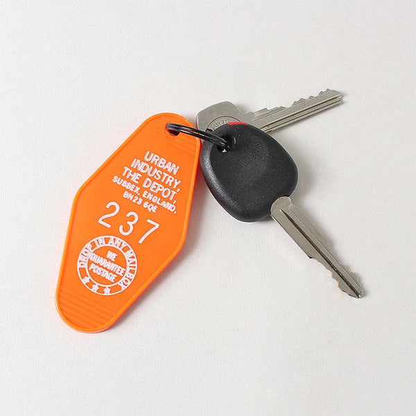 Urban Industry Vintage Hotel Key Fob - Orange
